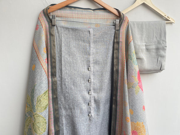 Self linen printed unstitched ladies suit Rc18297 (a) – RoyalchicbyPriti